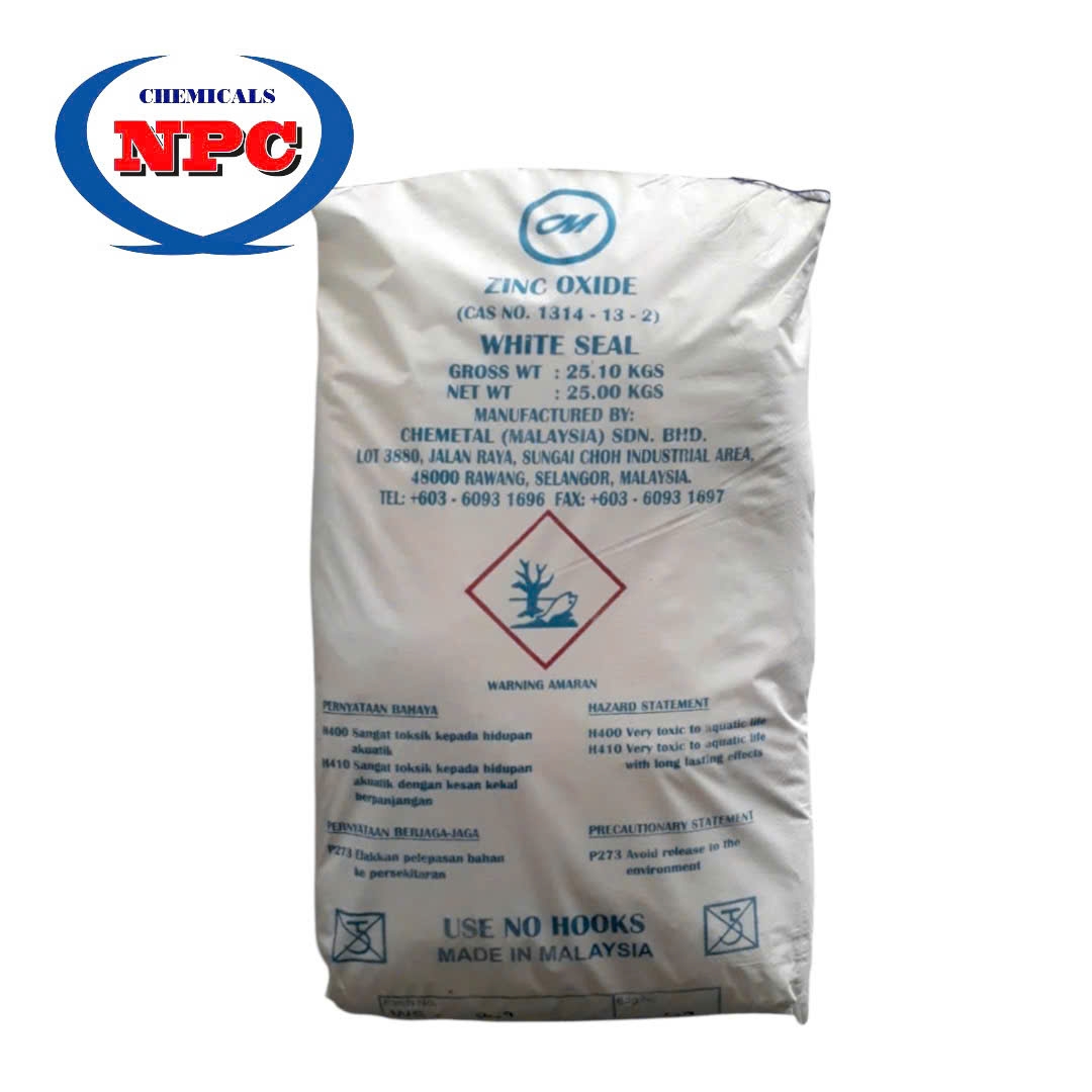 Zinc Oxide White seal – kẽm oxide 99%- ZnO 99%